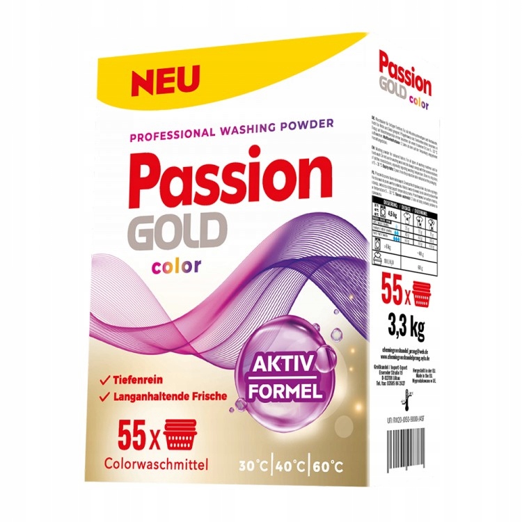 PASSION GOLD 3,3KG 55P BOX POR D/PR. COLOR /423 za 4730.00HUF-ért - Allegro