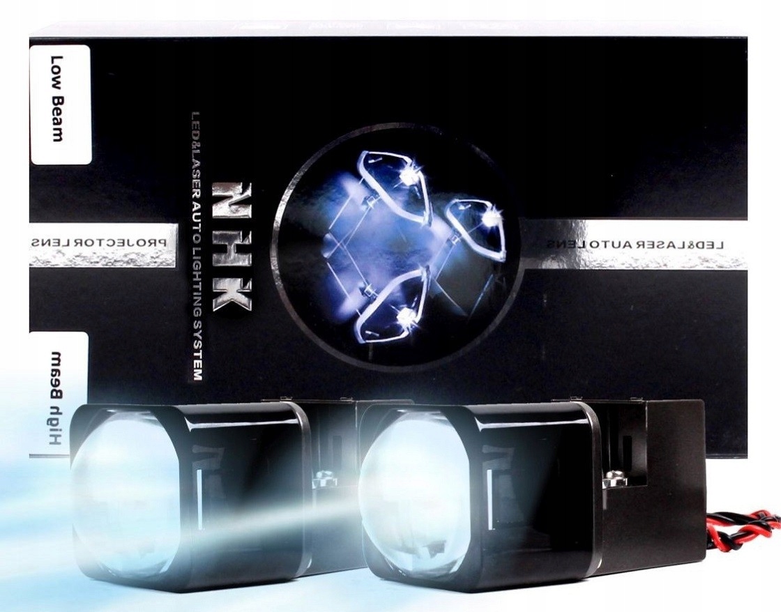 Soczewki Projektory NHK Mini Matrix LED Światła Mijania Premium Komplet ...