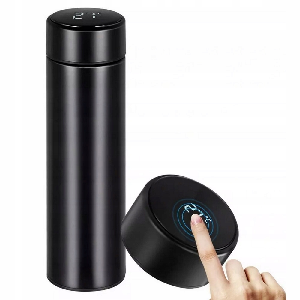 KUBEK TERMICZNY SMART BUTELKA TERMOS LCD 500ML MIX - 5900201921188 - 13892341252 - Allegro