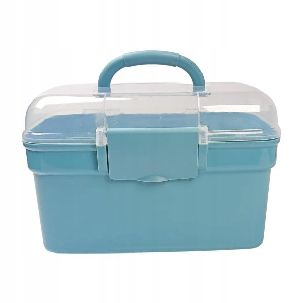 Organizer Plastikowy z Rączką i Klipsem 20,5x14x15 cm - Pojemnik ...