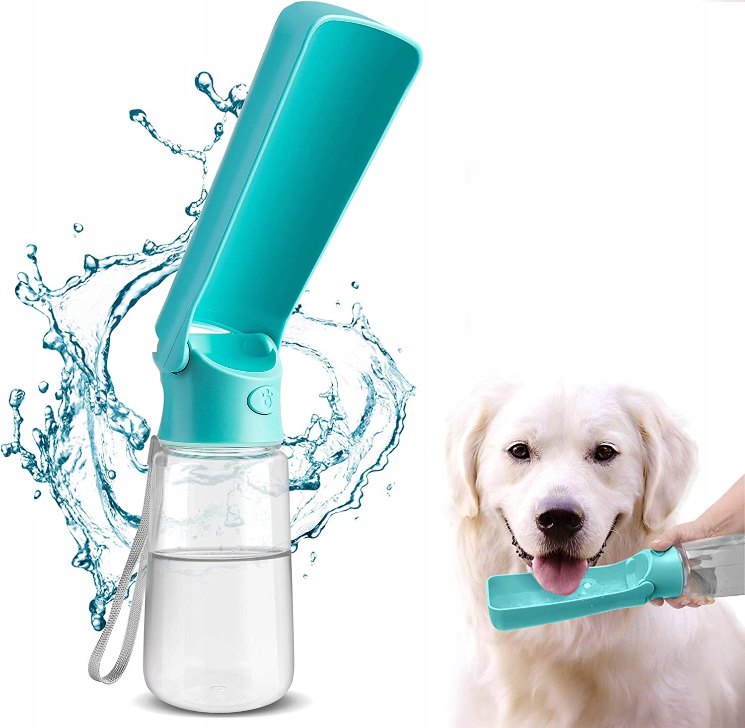 BUTELKA DLA PSA BIDON NA WODĘ SKŁADANY PET 550ml 17218801698 - Allegro.pl