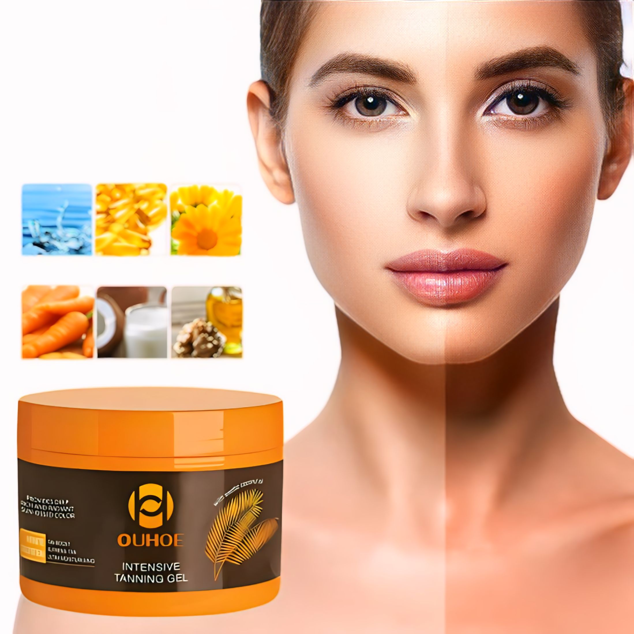 OUHOE SPF 0 KREM PRZYSPIESZAJĄCY OPALANIE BRĄZUJĄCY 300g (5905902294395 ...