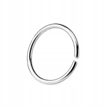 Kolczyk kółko Continuous RING - PIERCING - 0,8/10 7012960737 - Allegro.pl