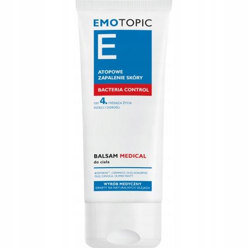 EMOTOPIC BACTERIA CONTROL Balsam MEDICAL 200 ml (5900717692510) • Cena ...