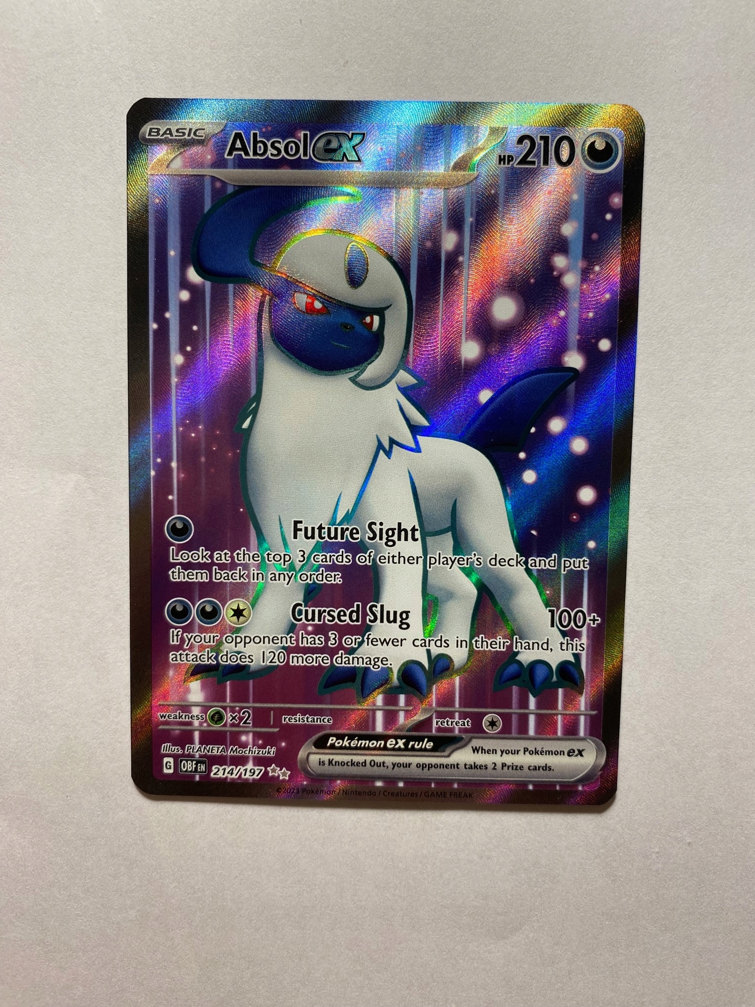 Obsidian Flame Full Art 214/197 Absol ex - Stan: nowy 40 zł - Sklepy ...