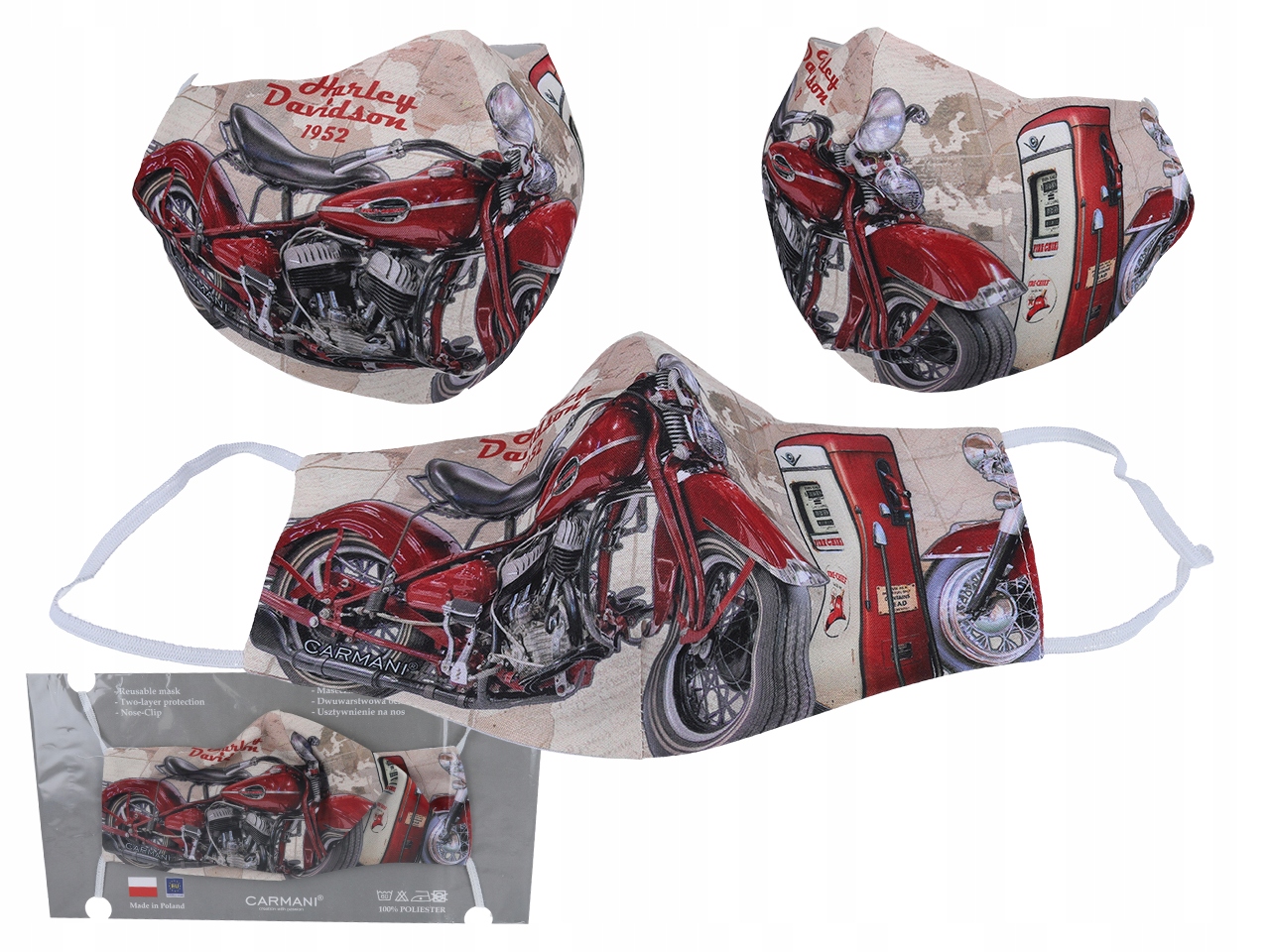 VÉDŐMASZK TÖBBSZÖR PROFILOZOTT MOTORKERÉKPÁR MOTOR PAMUT ARC za 3150 ...