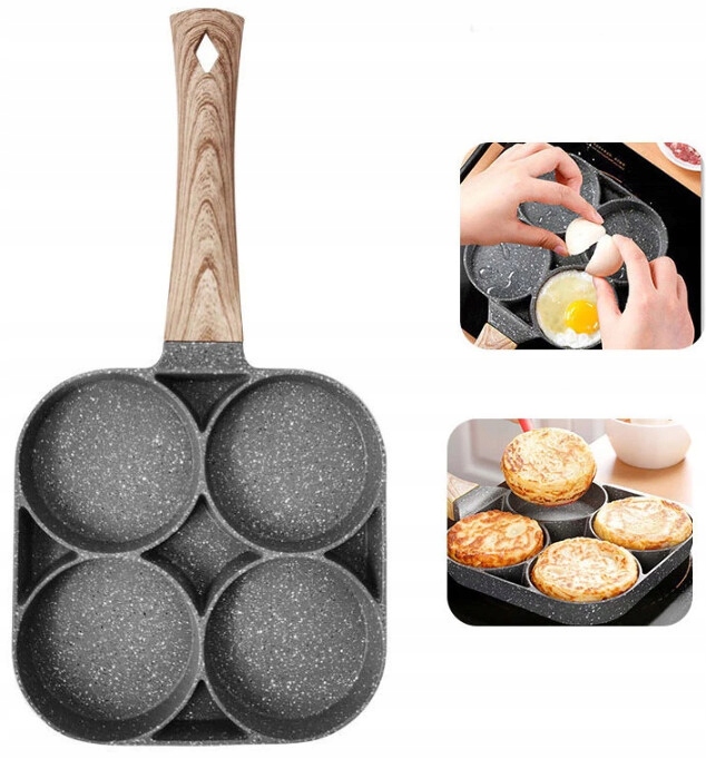 Rossner Frying Pan for Eggs and Pancakes 4 HOLES 18 Cm (B2113) • Cena ...