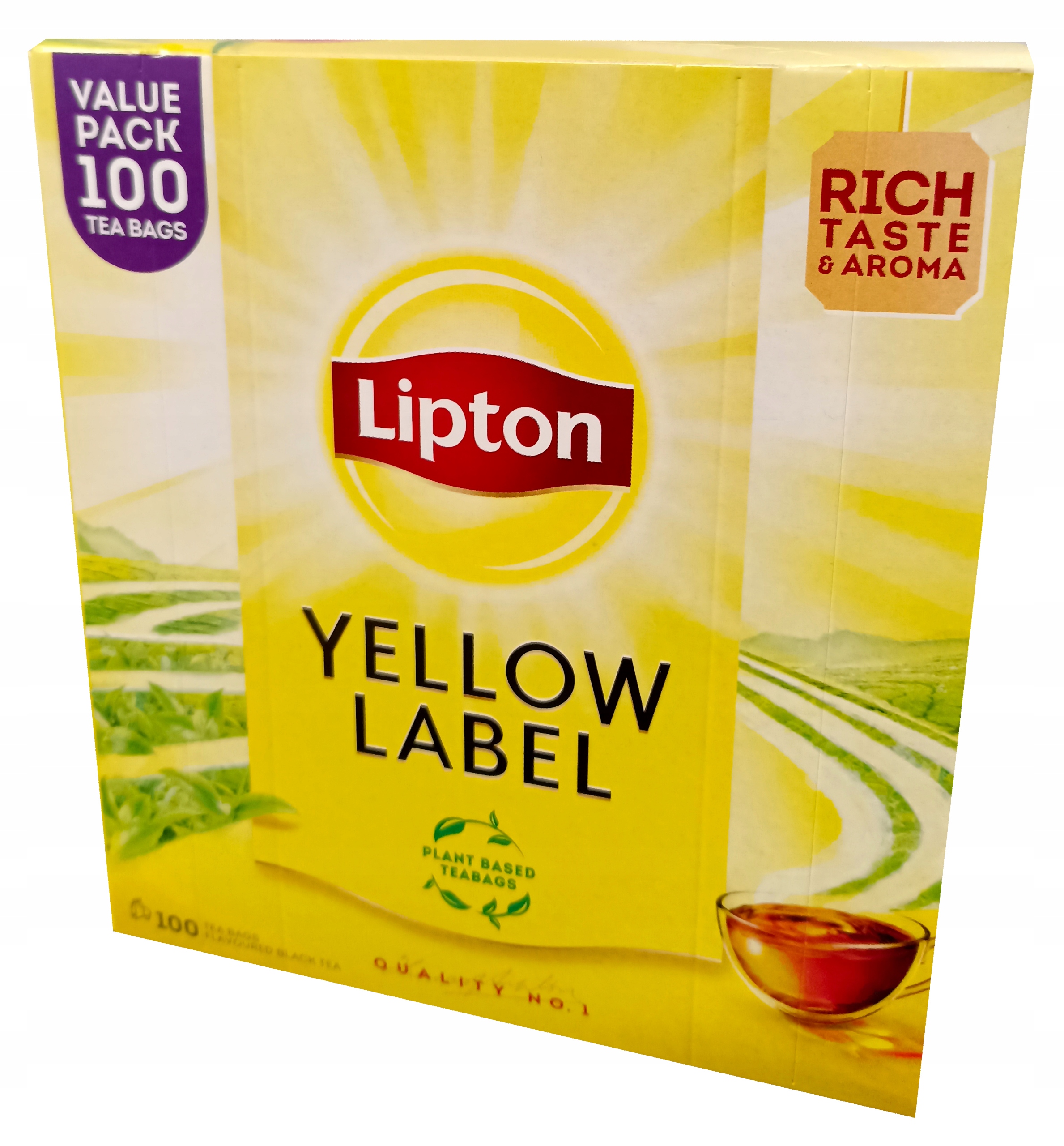 Import HOLANDIA Lipton YELLOW LABEL herbata torebki 100szt 200g ...