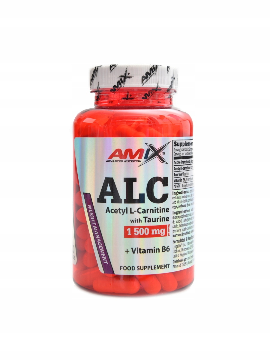 Amix ALC with Taurine a vitamin B6 120 kapslí za 459.00CZK - Allegro