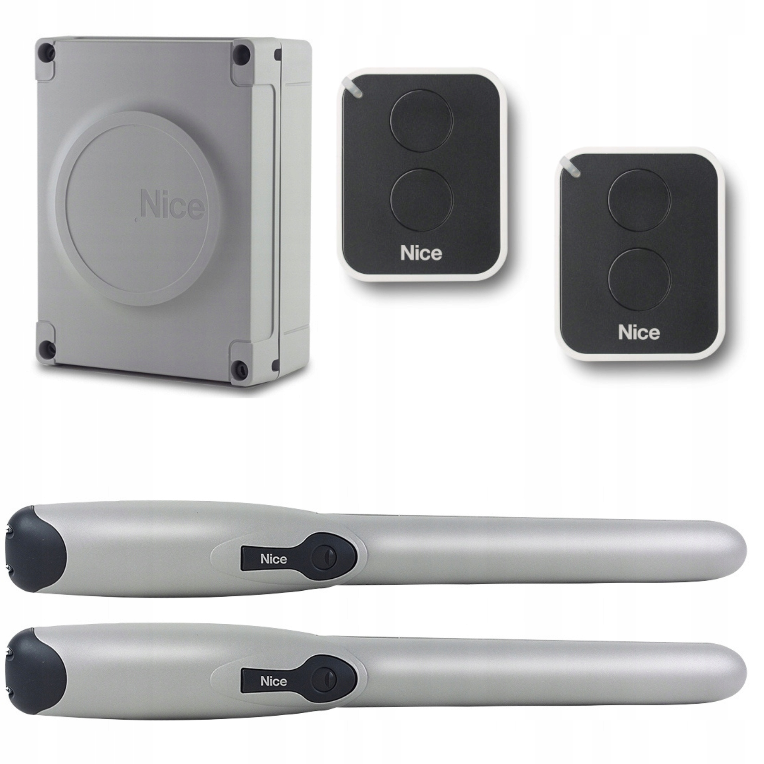 Zestaw automatyki bramy NICE WINGO FLOR do 3.5m • Cena, Opinie • Napędy 14293624311 • Allegro