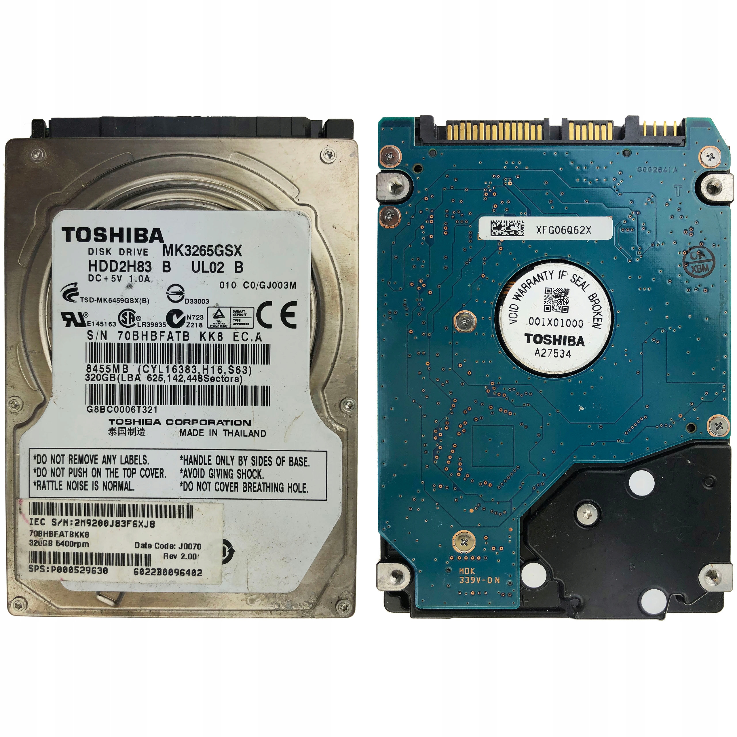 TOSHIBA MK3265GSX | HDD2H83 B UL02 B | dawca *oN - Sklep, Opinie, Cena ...