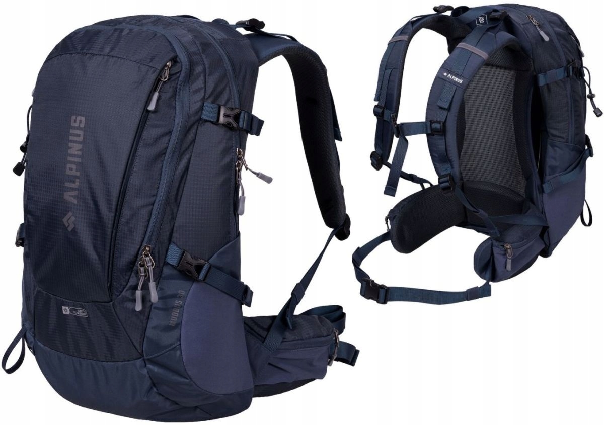 Plecak turystyczny Alpinus Muddus 30 20-40 l niebieski • Cena, Opinie - Allegro