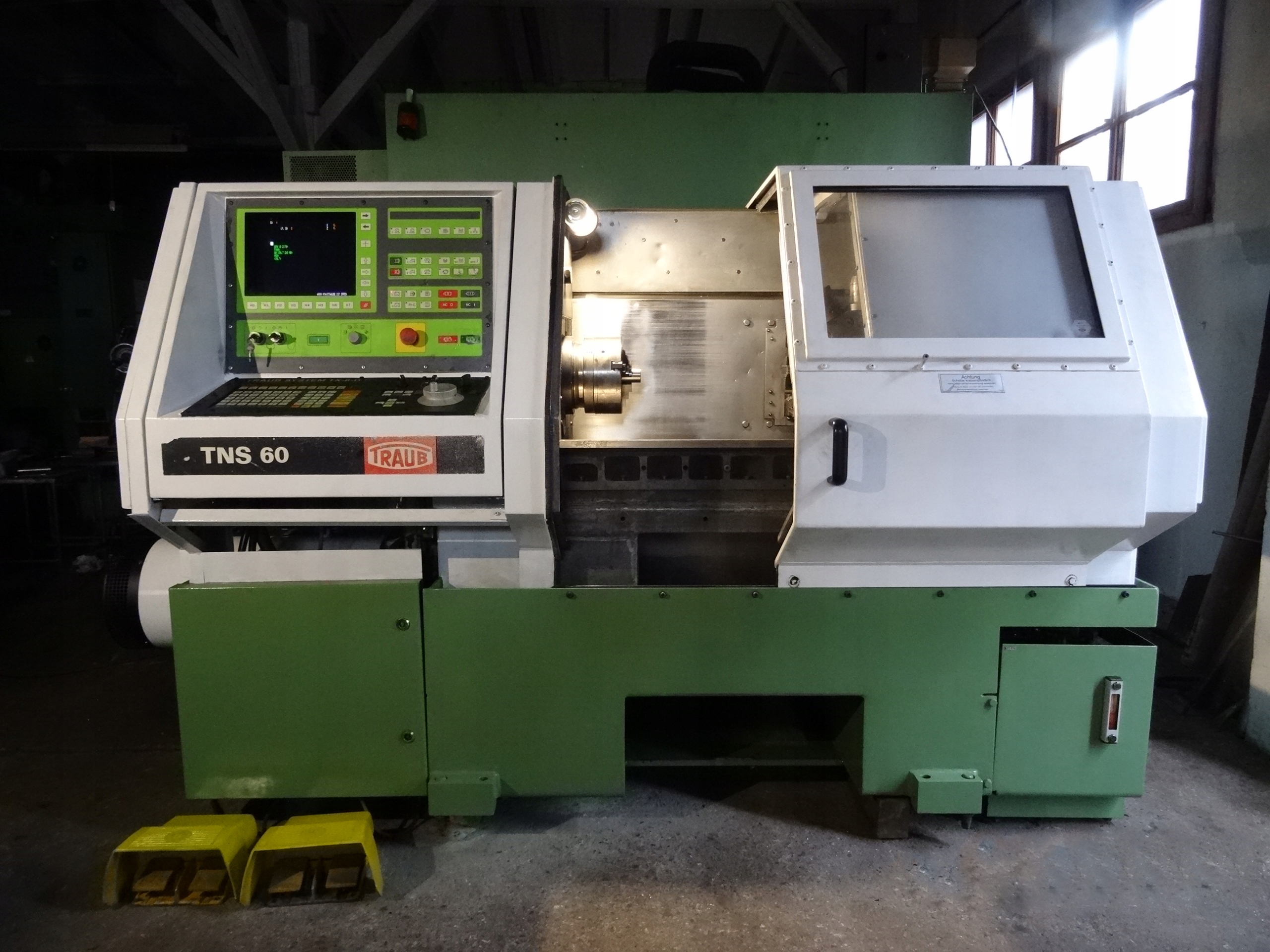 Tokarka CNC TRAUB TNS 60 ZADBANA • Cena, Opinie • Tokarki 11336347527 ...