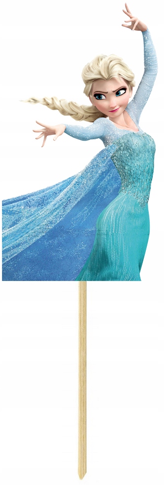 TOPPER NA TORT URODZINY ELSA FROZEN KRAINA LODU 15199963454 - Allegro.pl