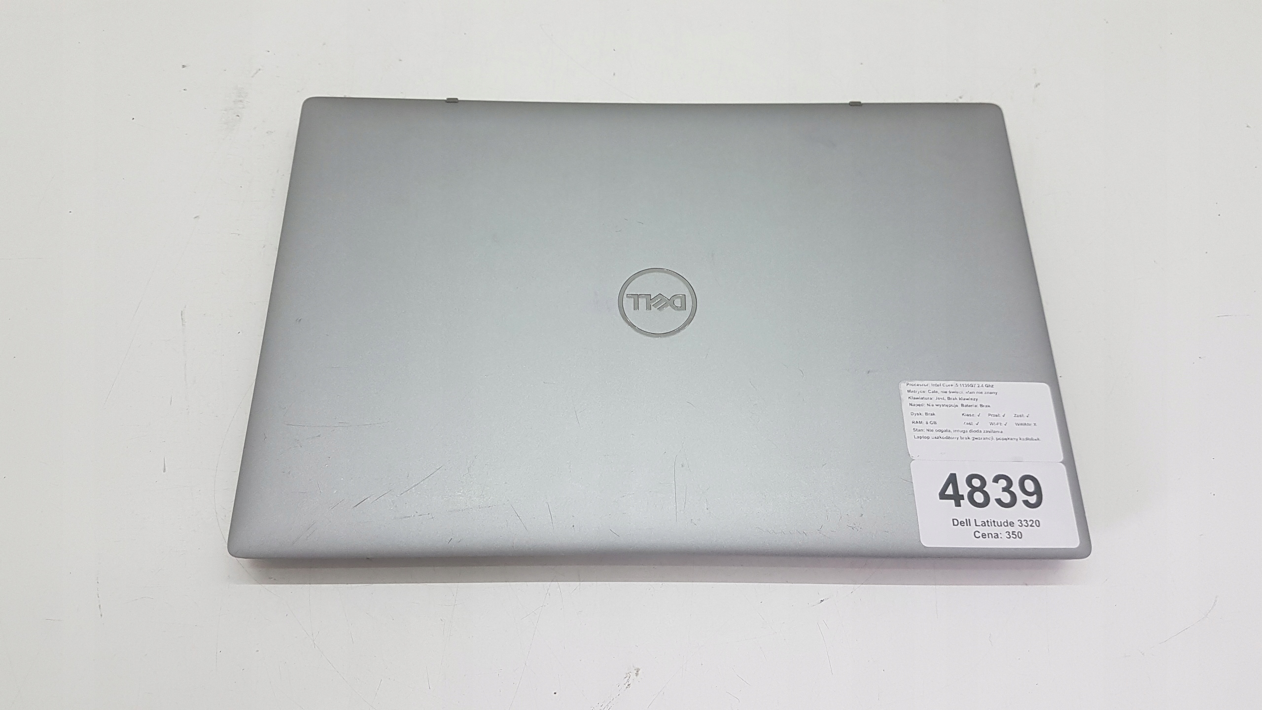 Laptop Dell Latitude 3320 (4839) - Sklep, Opinie, Cena w Allegro