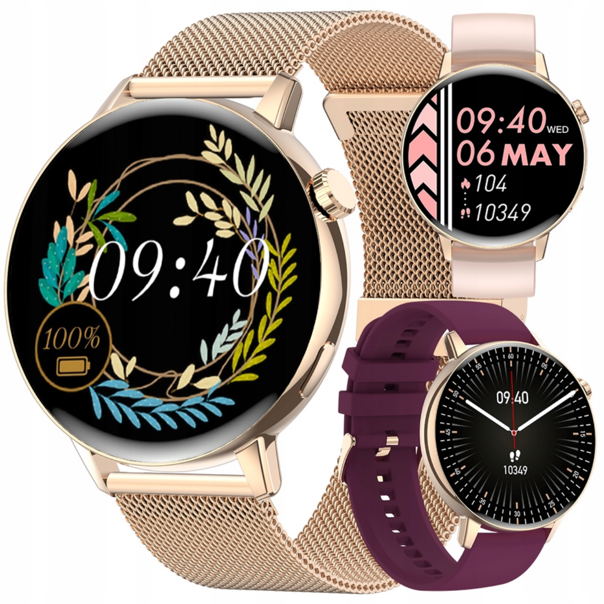 ZEGAREK SMARTWATCH DAMSKI ELEGANCKI ROZMOWY MENUPL - Sklep, Opinie ... ZEGAREK SMARTWATCH DAMSKI ELEGANCKI ROZMOWY MENUPL - Sklep, Opinie ...