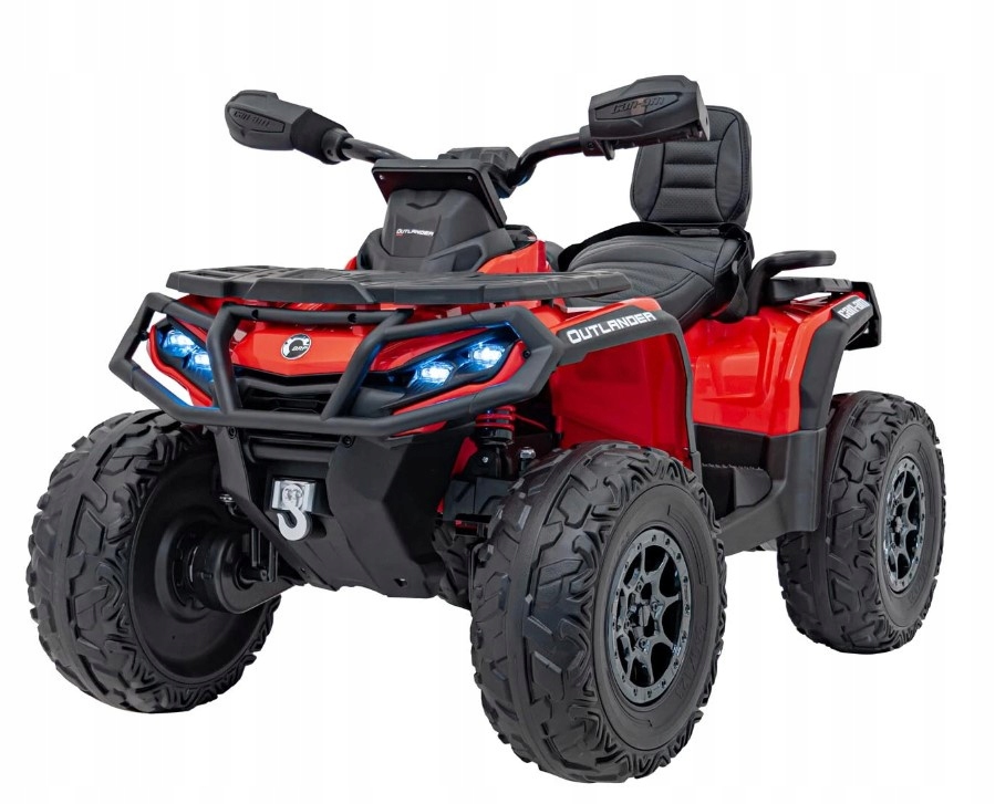 Can Am 24V Outlander ATV Quad gyerekeknek Piros 4x200W DK-CA005, (5903864982701) • Ár ...