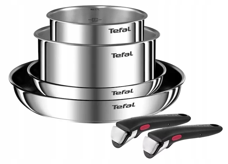 TEFAL INGENIO EMOTION Zestaw garnków i patelni 6 elementów odpinane uchwyty (3168430338517 ...