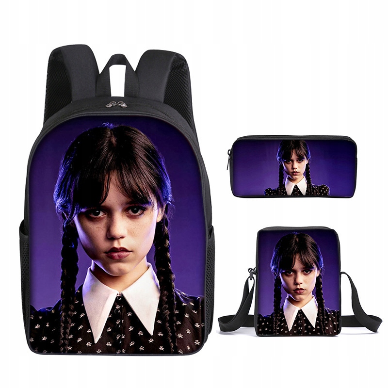 plecak nowy Wednesday Addams tornister Adams środa 13544504288 - Allegro.pl
