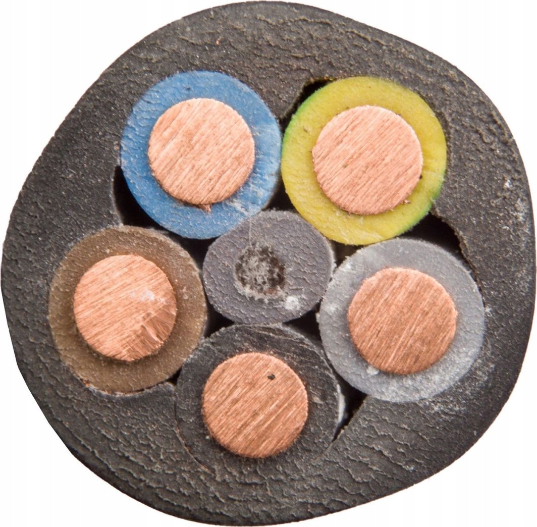 Kabel Okrągły elektryczny, ziemny YKY NKT 5 x 16 (8591462018495) • Cena ...