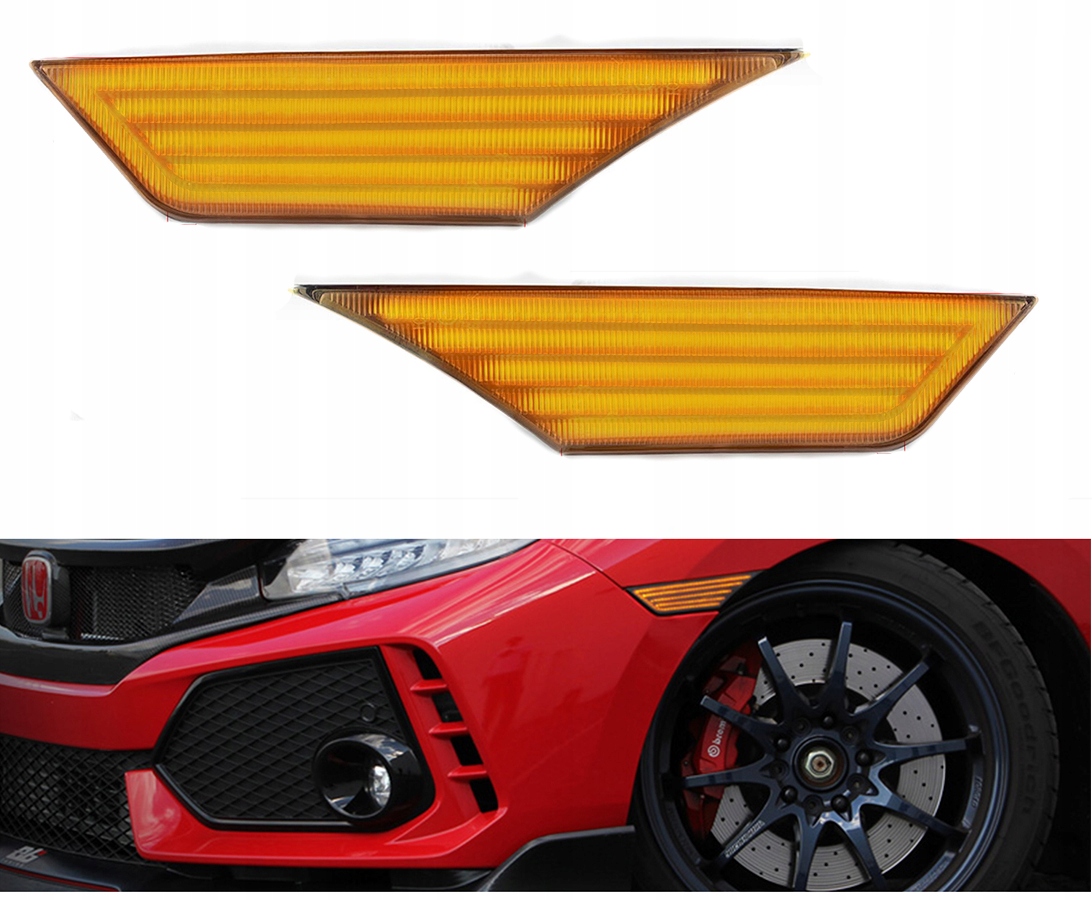 Led Indicator Orange For Honda Civic Type R Sport 16-20 Dynamic ...