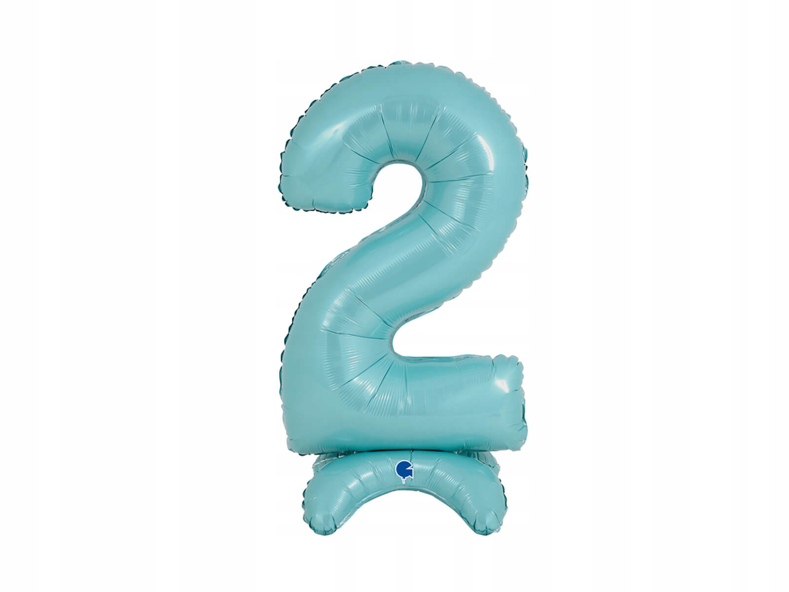 Álló fólia lufi 2-es szám kék 64cm, (8050195250621) • Ár, Vélemények ...