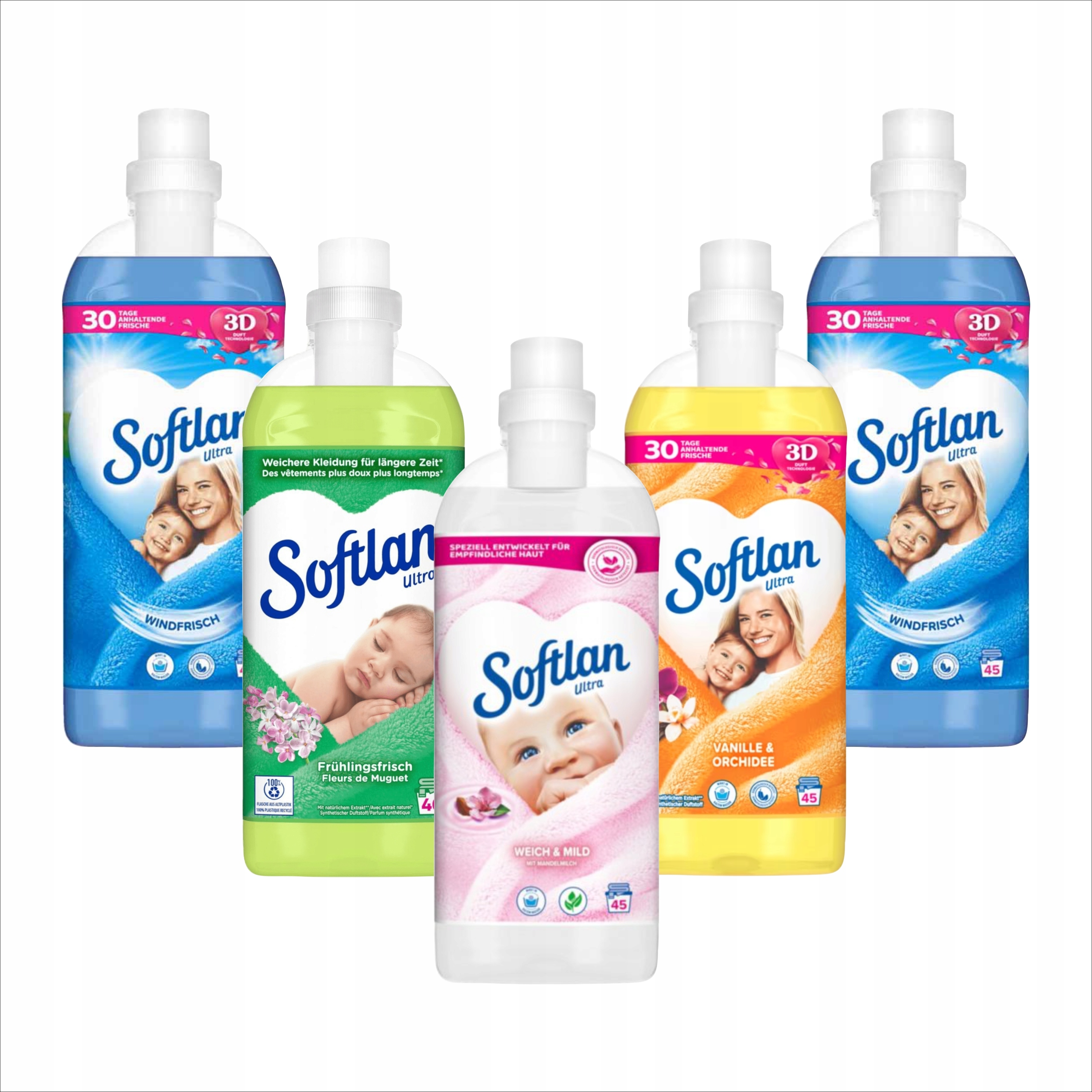 SOFTLAN NIEMIECKI PŁYN DO PŁUKANIA TKANIN KONCENTRAT MIX 5L 14870825901 ...