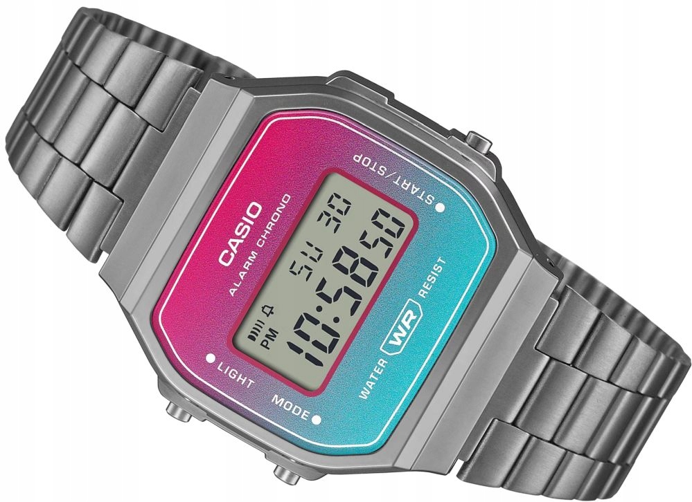 DIGITÁLNE HODINKY CASIO A168WERB-2AEF MÓDNE VINTAGE - Allegro