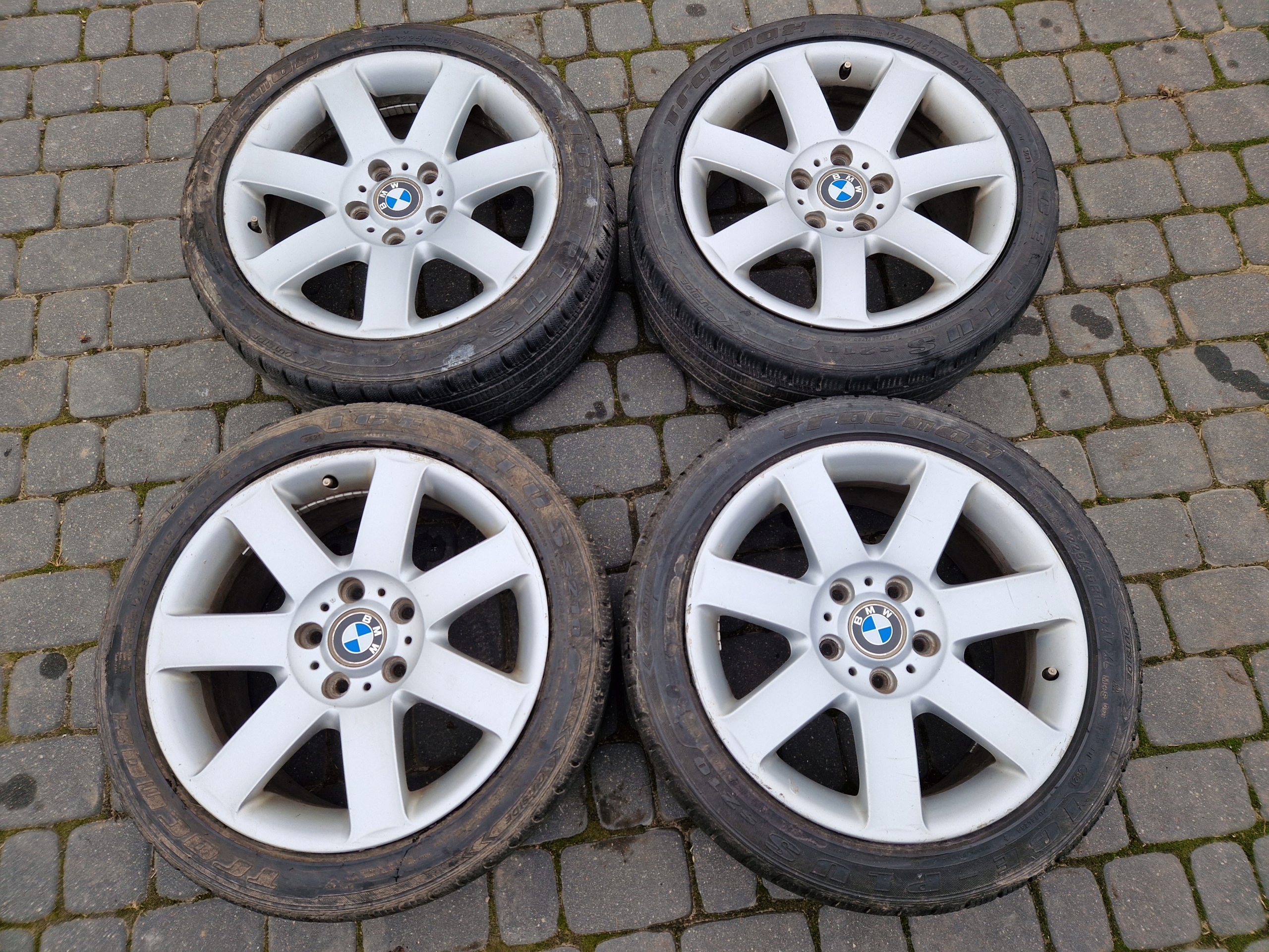 ALUFELGI KOMPLET BORBET K10 5X120 BMW E46 17" za 800.00PLN z Mniów ...