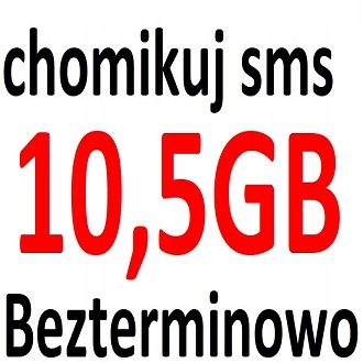 chomikuj transfer sms 10,5 GB wazne bezterminowo automat - Sklep, Opinie, Cena w Allegro