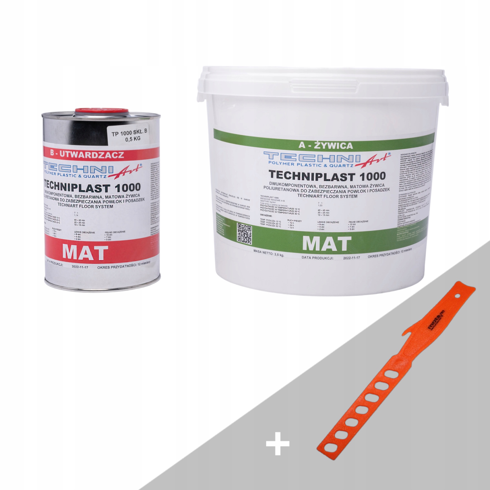 Techniplast 1000 - dwuskładnikowy lakier poliuretanowy mat 4KG • Cena ...