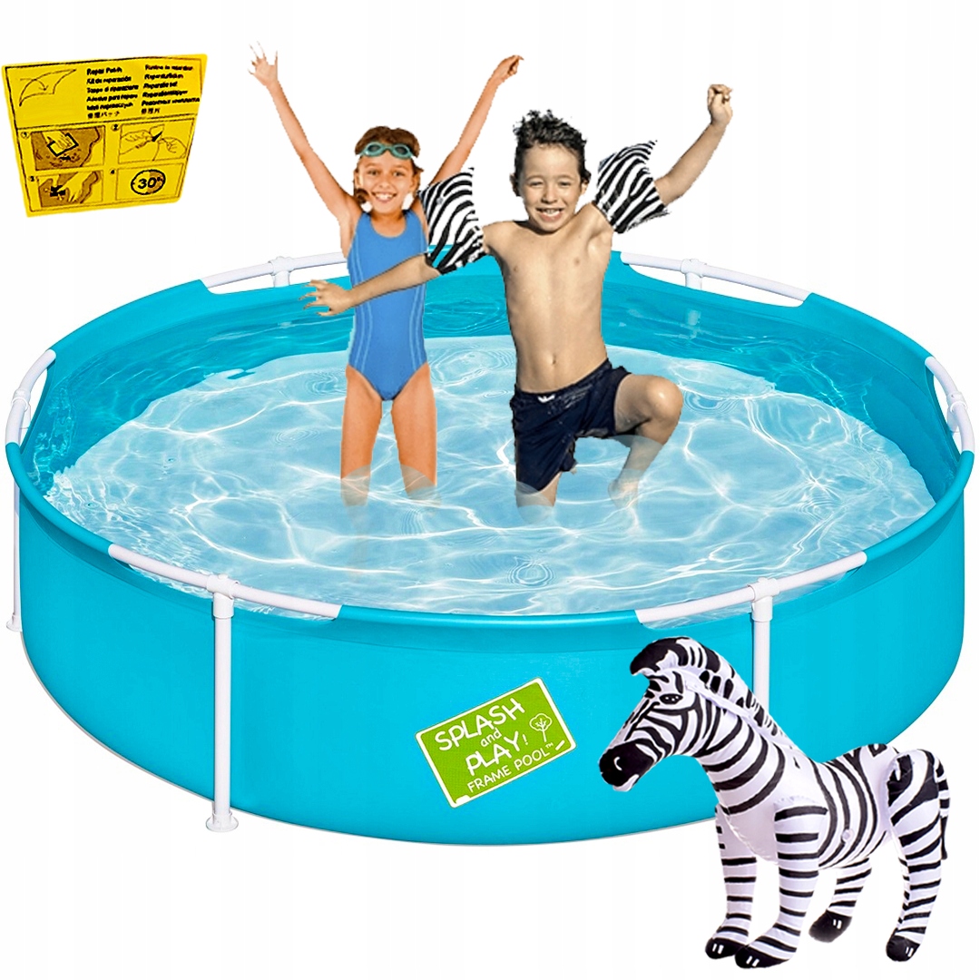 BASEN STELAŻOWY DLA DZIECI MOCNY BESTWAY + GRATIS! (Basen dla dziecka ...