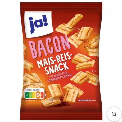 JA! CHIPS * BECON SNACK JAK STAR FOODS CHIPSY CHRUPKI BEKONOWE ...