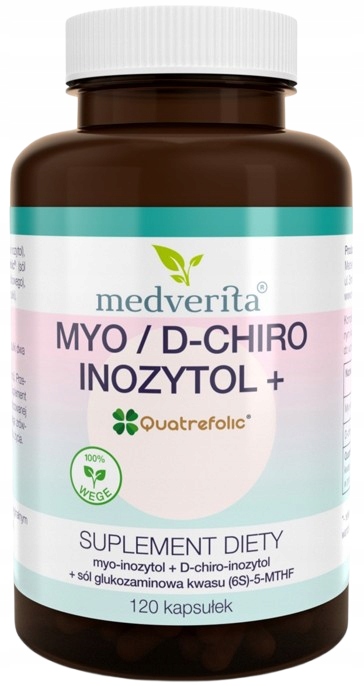MEDVERITA MYO/D-Chiro Inozytol+ 40:1 mio inositol 120 kapsułek (5903686581083) • Cena, Opinie ...