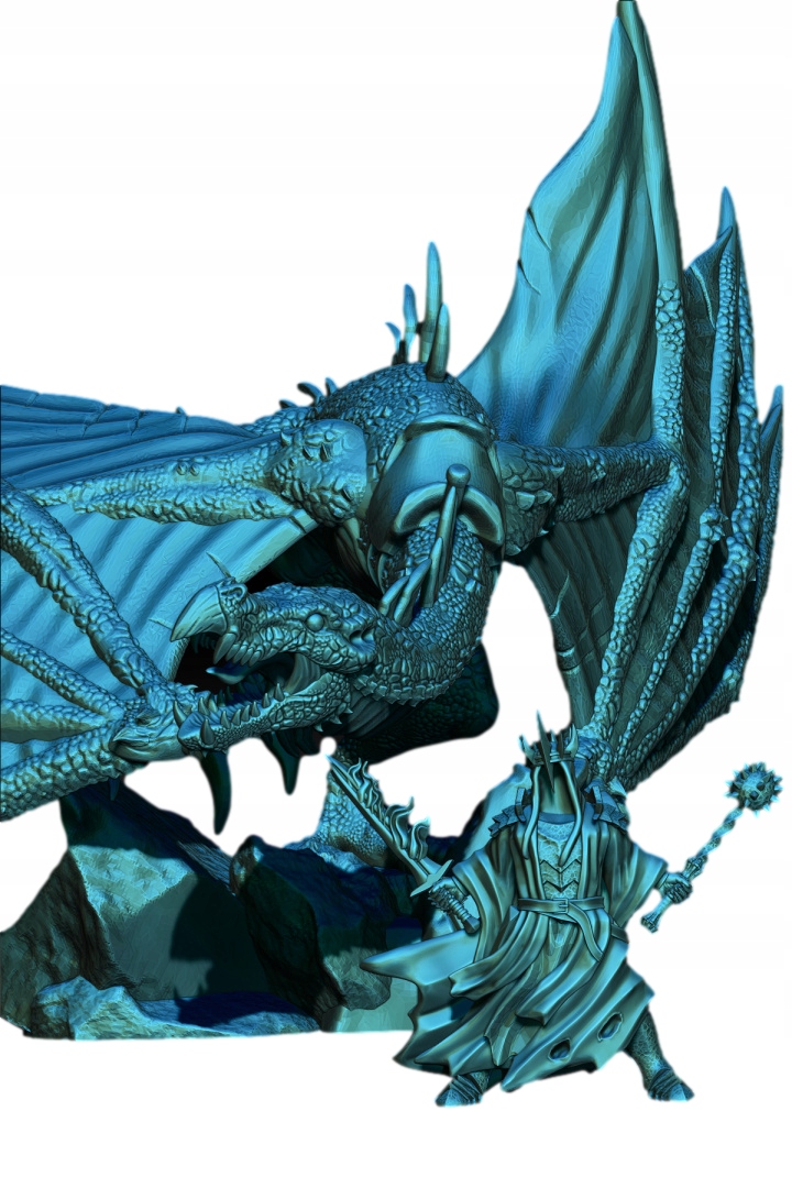 Wraith Lord on Winged Shadow - 1x - Khurzluk Miniatures - Minifaktura ...