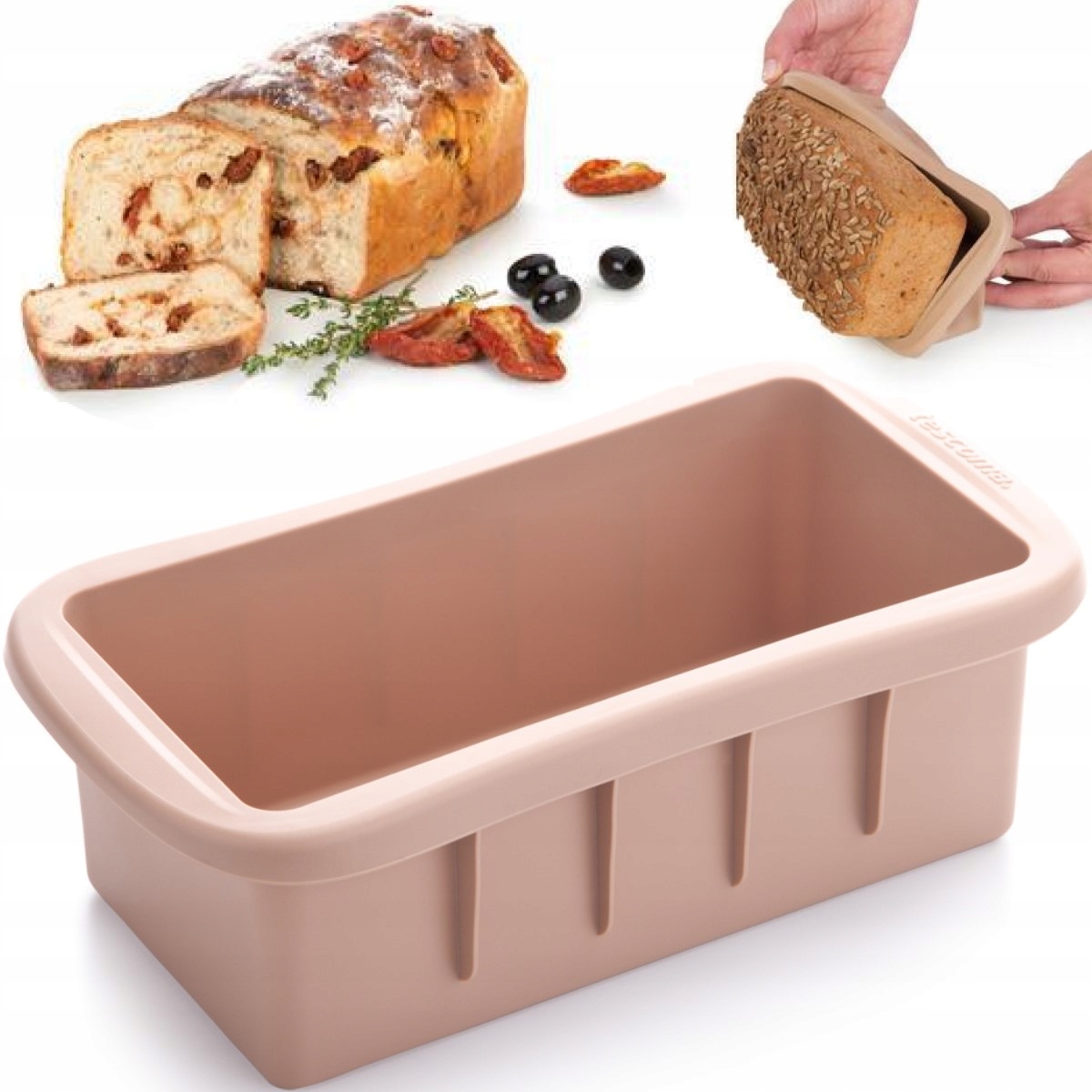 TESCOMA SILIKONOWA FORMA DO PIECZENIA CHLEBA KEKSU (8595028484526 ...