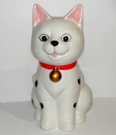 Skarbonka wesoły kot 170p kotek w serduszka prezent na oszczędzanie monety (5901583726996 ...