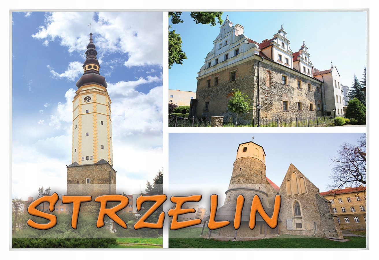 Magnesy na lodówkę miasta - STRZELIN • Cena, Opinie • Magnesy na ...