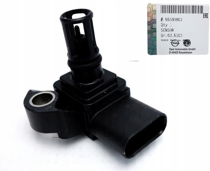 Opel OE 55593802 czujnik, ciśnienie w kolektorze dolotowym • Cena ...