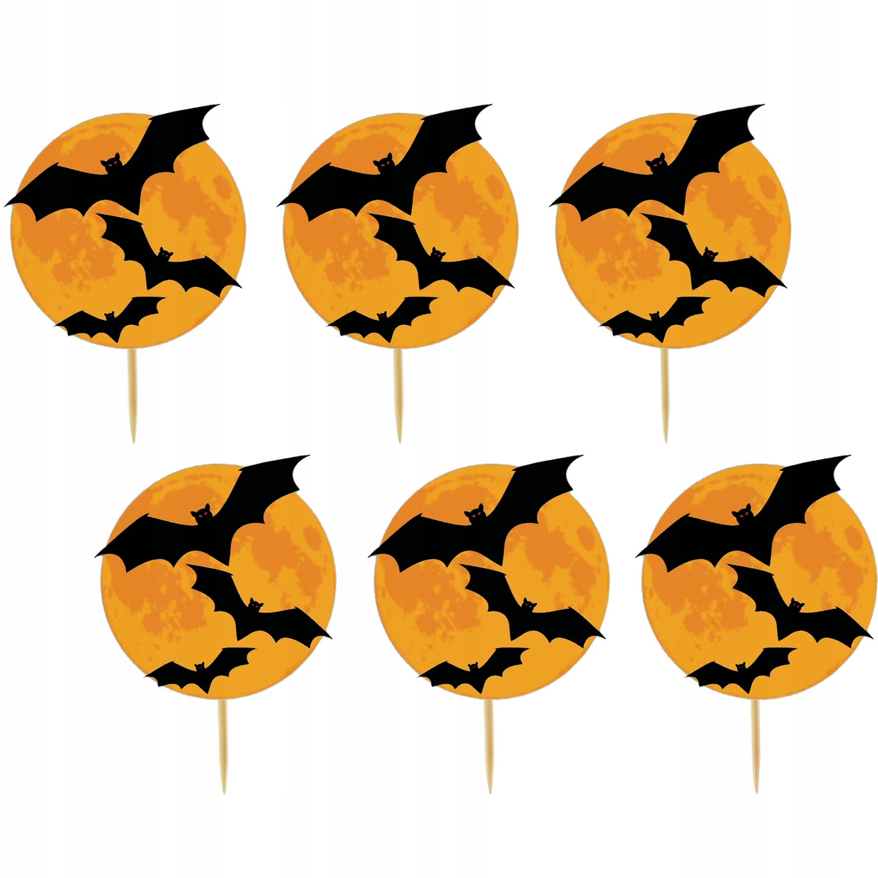 HALLOWEEN SÜTI DÍSZEK, TOPPEREK - SZELLEMEK, TÖKÖK, MACSKA - 6 DB-OS ...