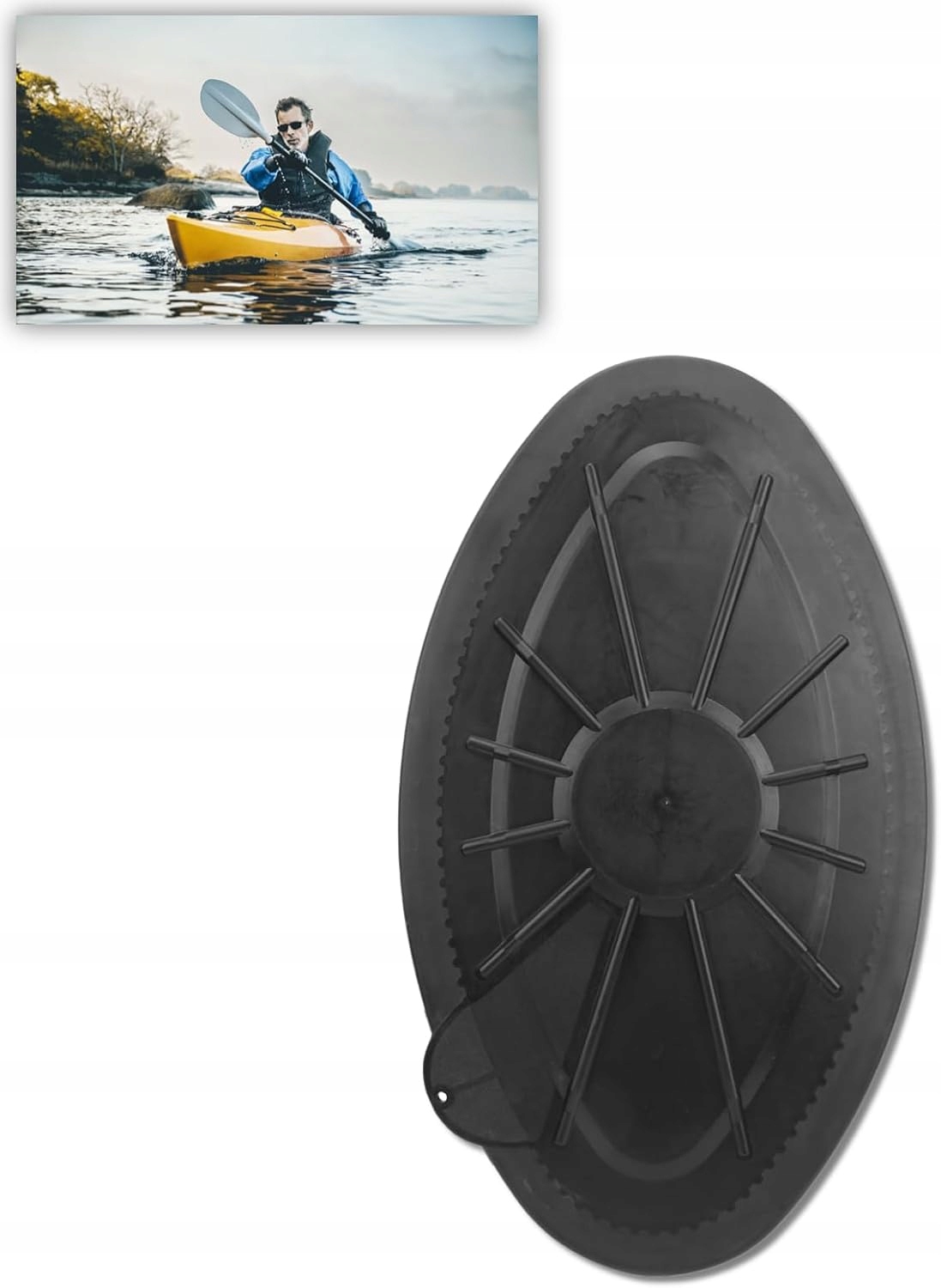 Kajak Csúszásgátló fedélzeti lemez Luk fedél 46 cm, (0791582739531 ...