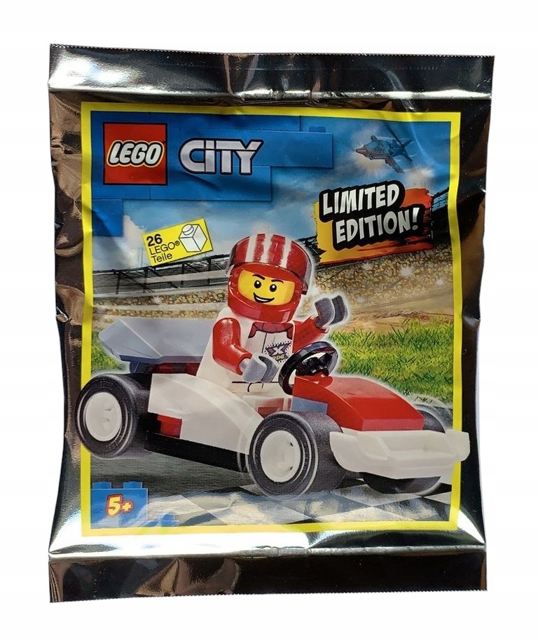 LEGO City Minifigure Polybag - Driver and Race Car #952005 ...