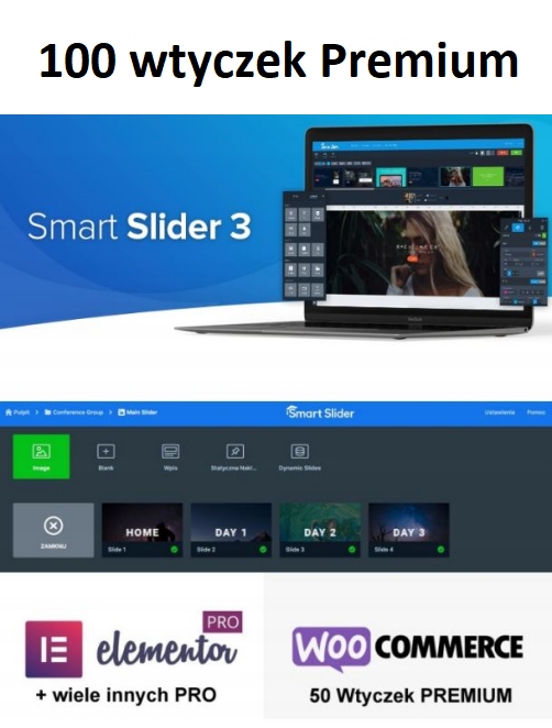 Smart Slider 3 Pro + Szablony Elementor WordPress - Sklep, Opinie, Cena w Allegro