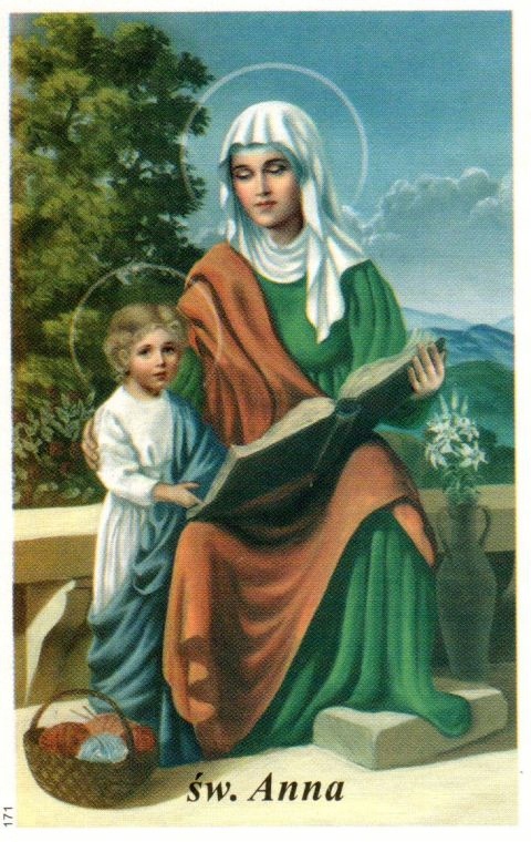 Obrazek św. Anna. Biografia + modlitwa • Cena, Opinie - Allegro