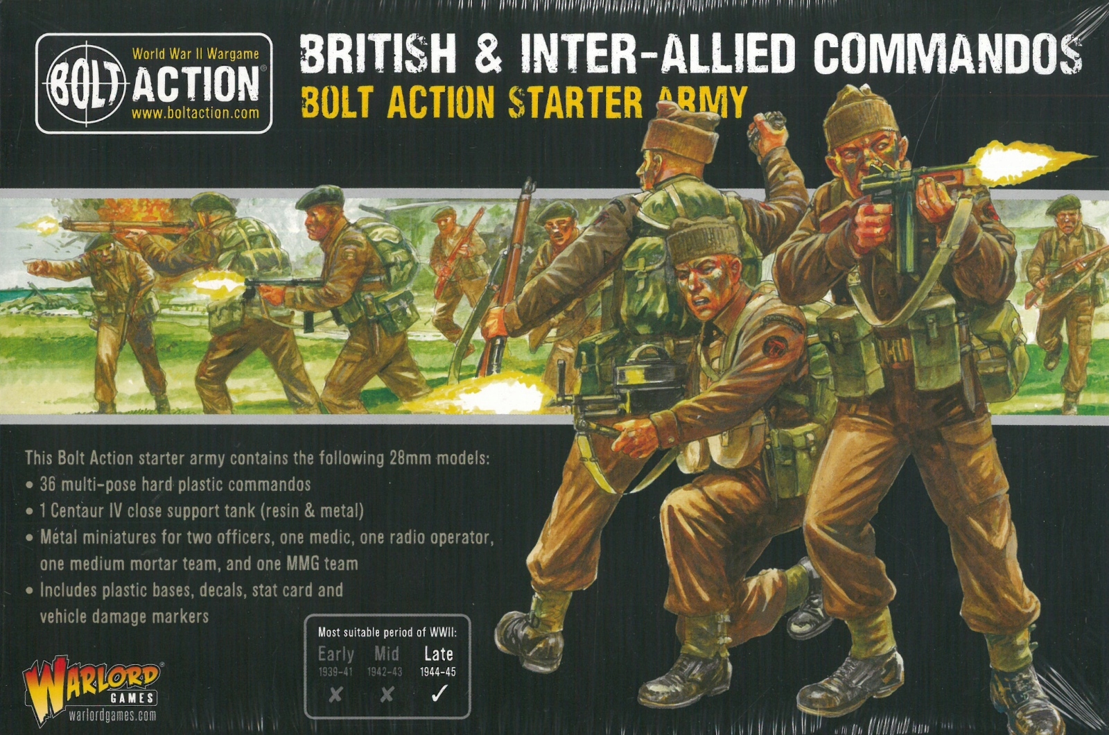 BA British & Inter-Allied Commandos Starter Army - Allegro