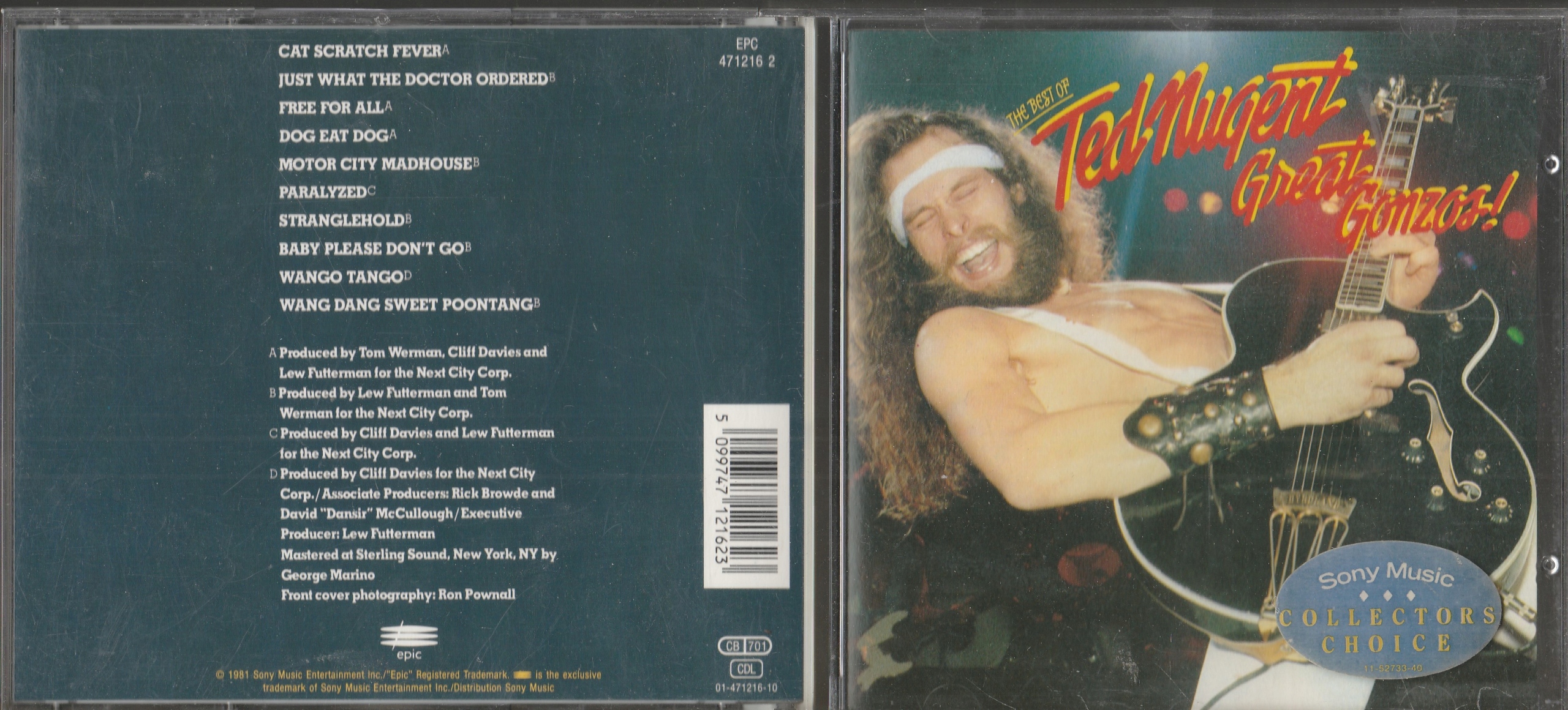 Great Gonzos! The Best Of Ted Nugent CD • Cena, Opinie - Allegro