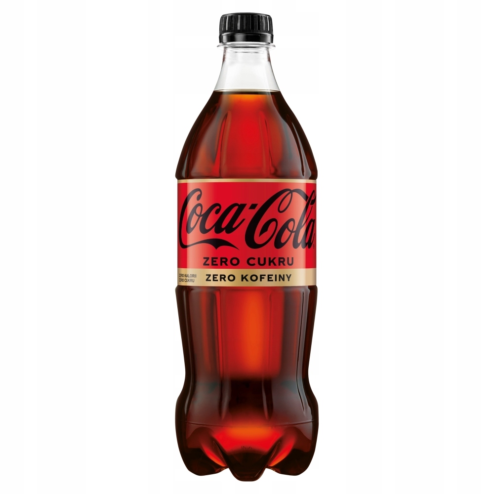 Napój gazowany Coca-Cola Zero Cukru bez kofeiny butelka 850ml • Cena ...