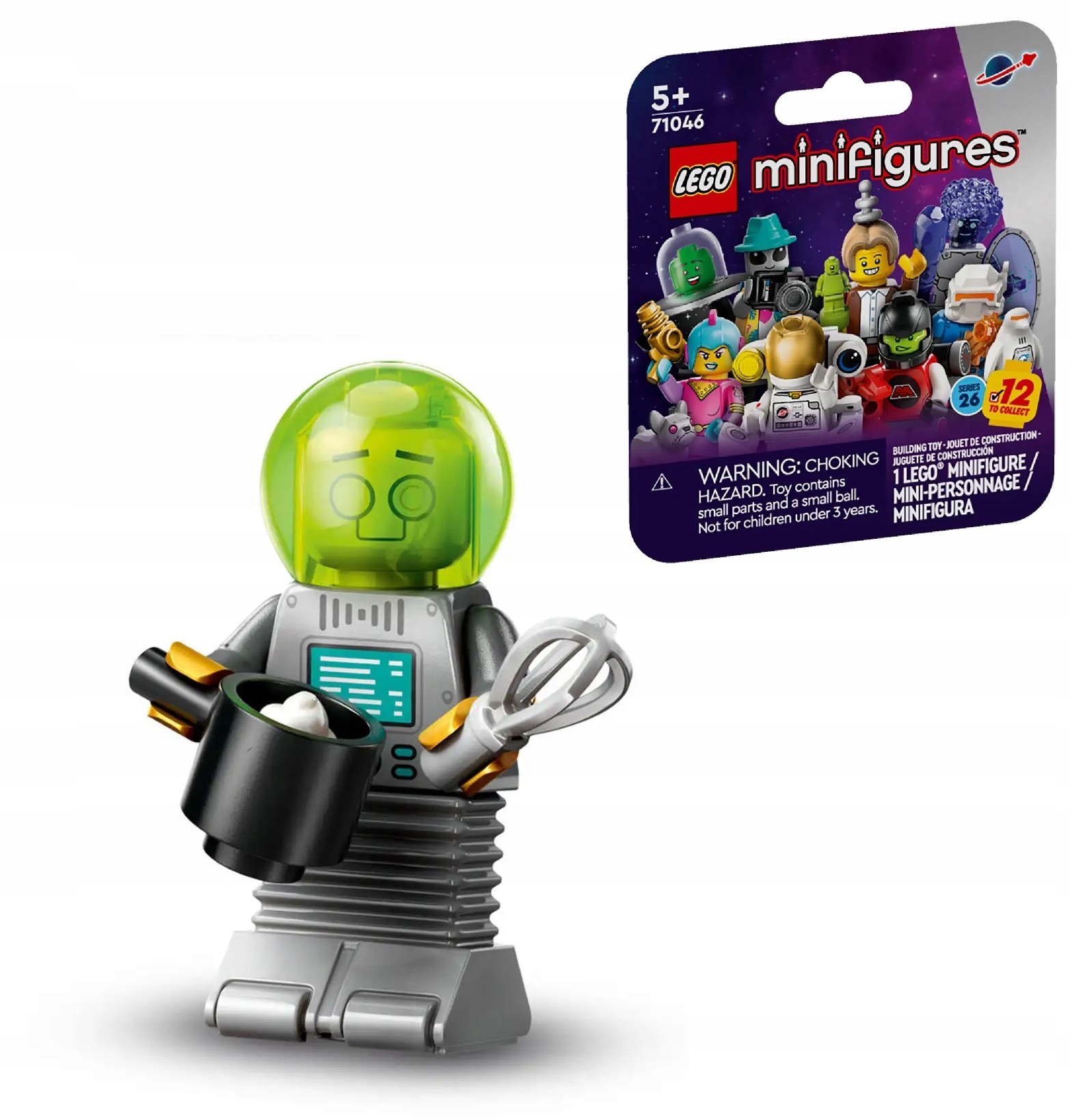LEGO Minifigures SERIA 26 71046 Robot-lokaj gotowy do pomocy NOWA ...