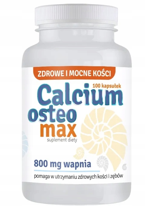 Calcium Osteo Max 800mg 100 kapsułek, Wapń • Cena, Opinie - Allegro