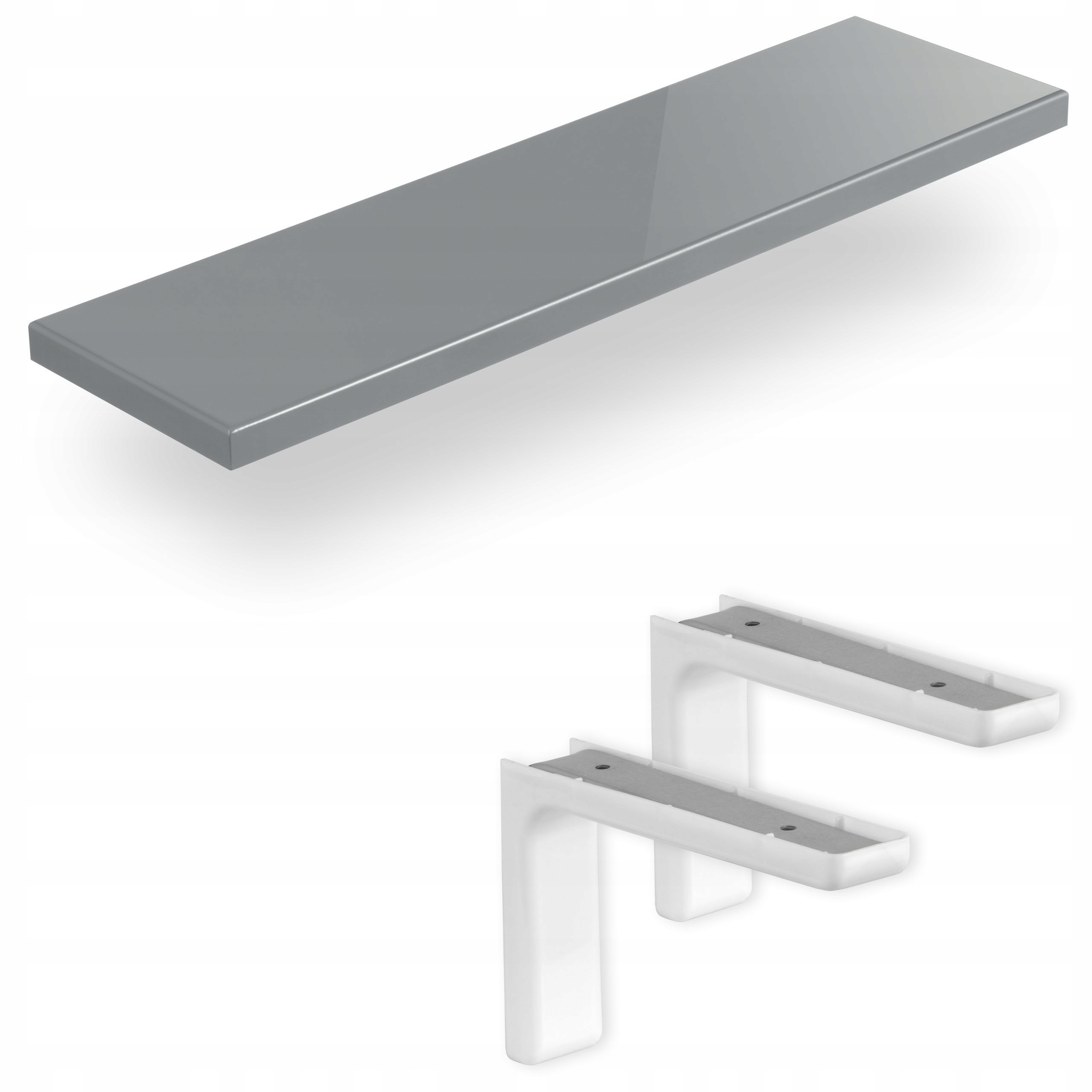 PÓŁKA WISZĄCA DO SALONU PIWNICY NA KSIĄŻKI ŁAZIENKOWA MDF 60x16 ...